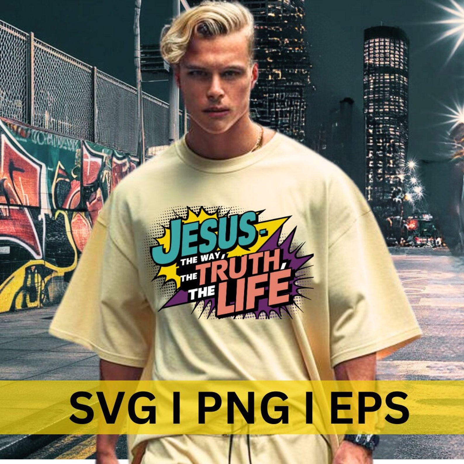 Jesus the Way the Truth the Life SVG, Jesus Svg Png, Christian Cross ...