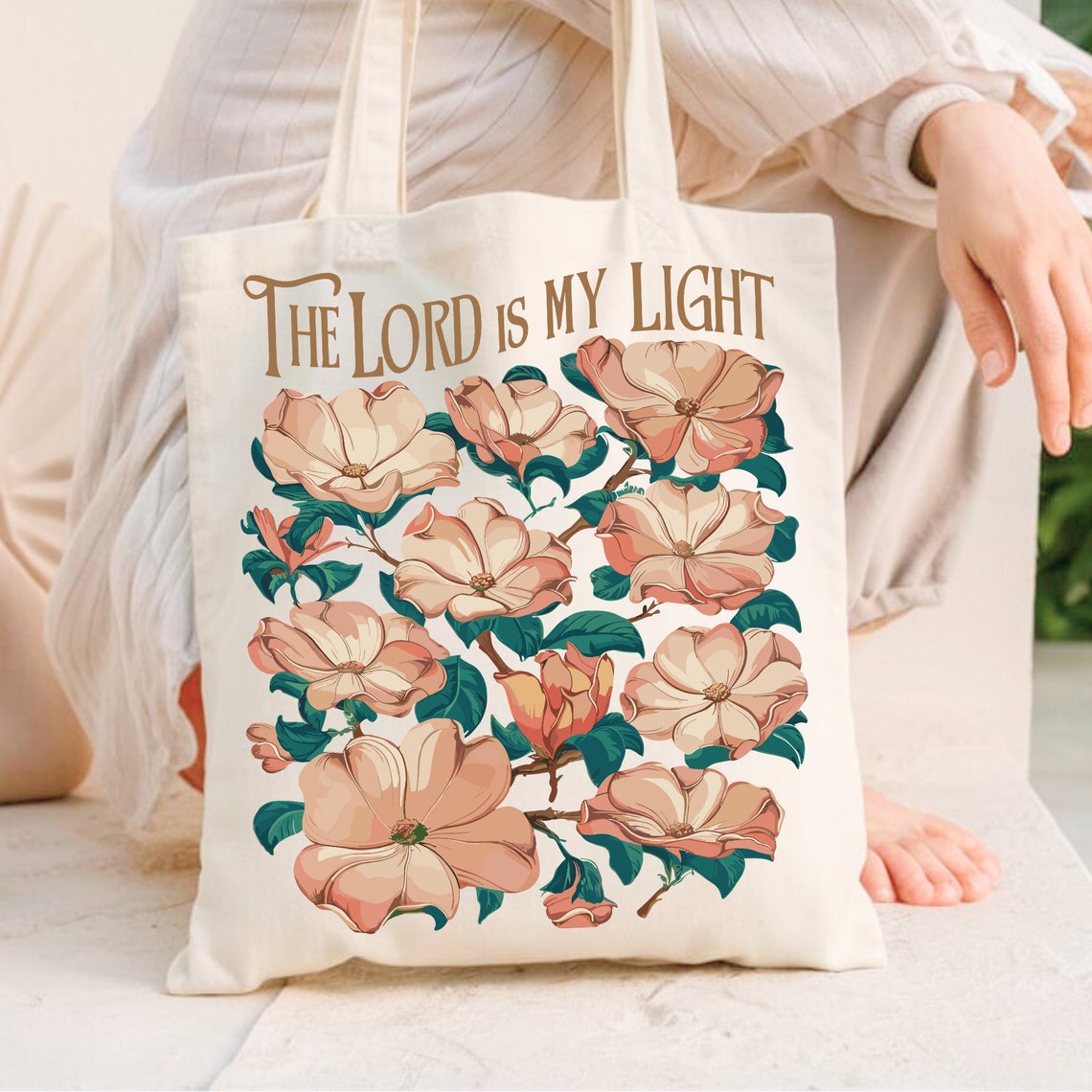 The Lord is My Light Svg Png, Retro Floral Svg, Christian Svg, Bible ...