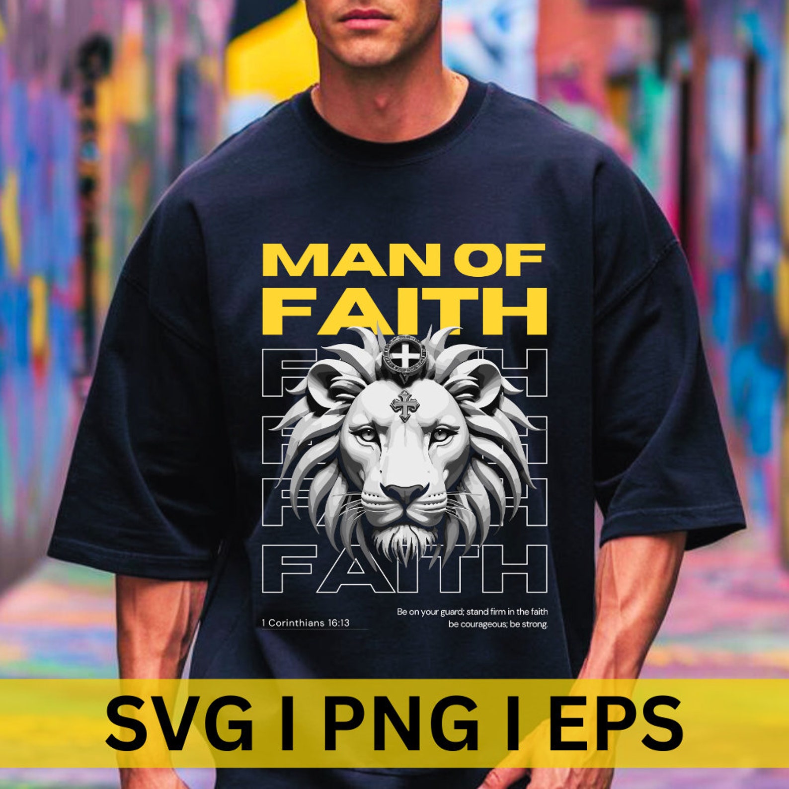 Man of God SVG PNG, Jesus SVG for Men, Man of Faith Rooted in Christ ...