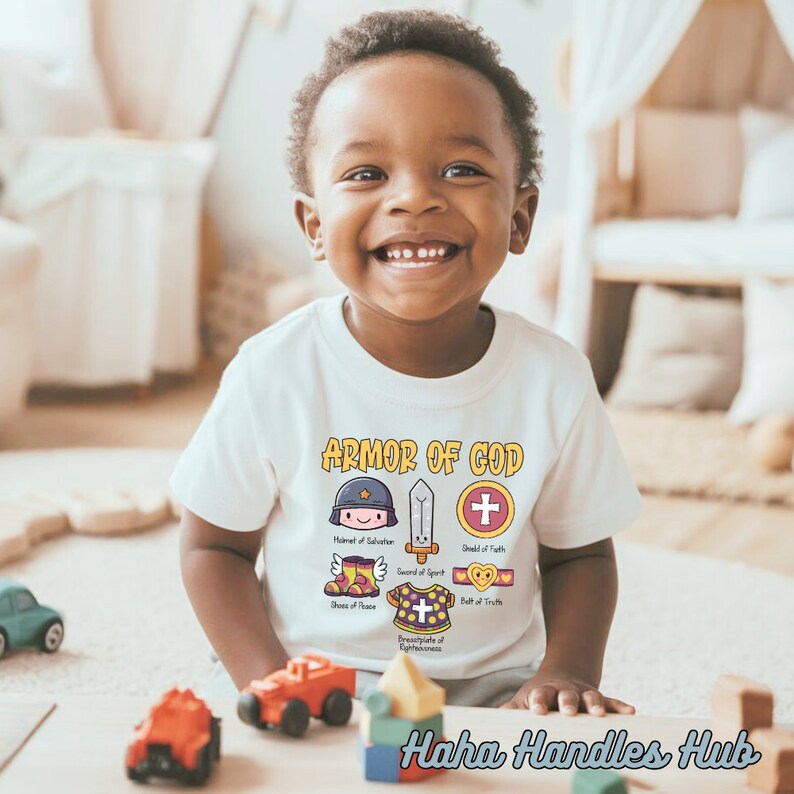 Armor of God Kids SVG PNG, Ephesians 6 Svg, Sunday School Shirt Png ...