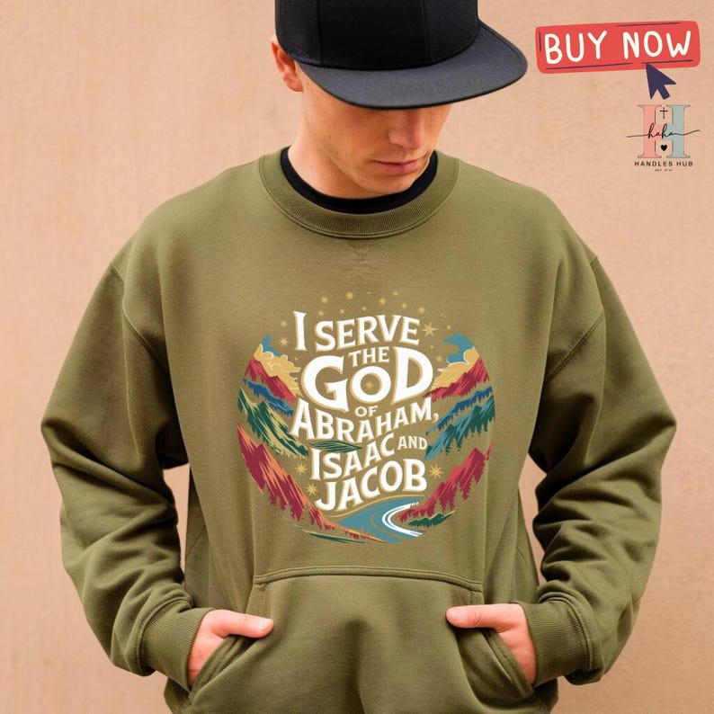 I Serve the God of Abraham Isaac Jacob SVG Christian Retro Mountain PNG ...