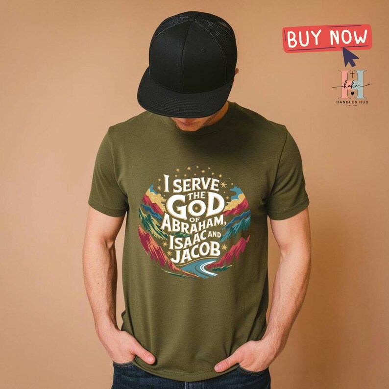 I Serve the God of Abraham Isaac Jacob SVG Christian Retro Mountain PNG ...