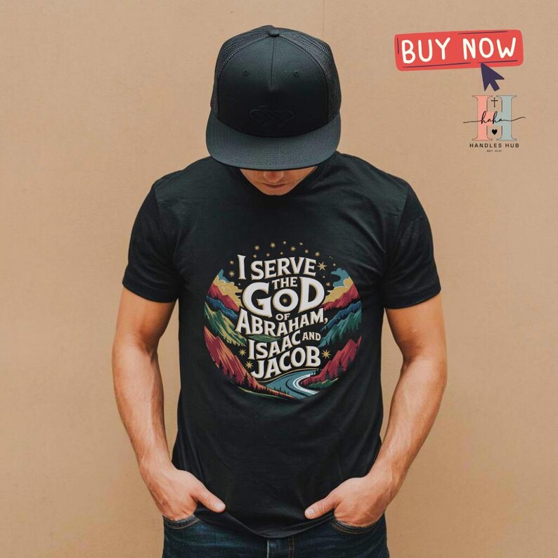 I Serve the God of Abraham Isaac Jacob SVG Christian Retro Mountain PNG ...