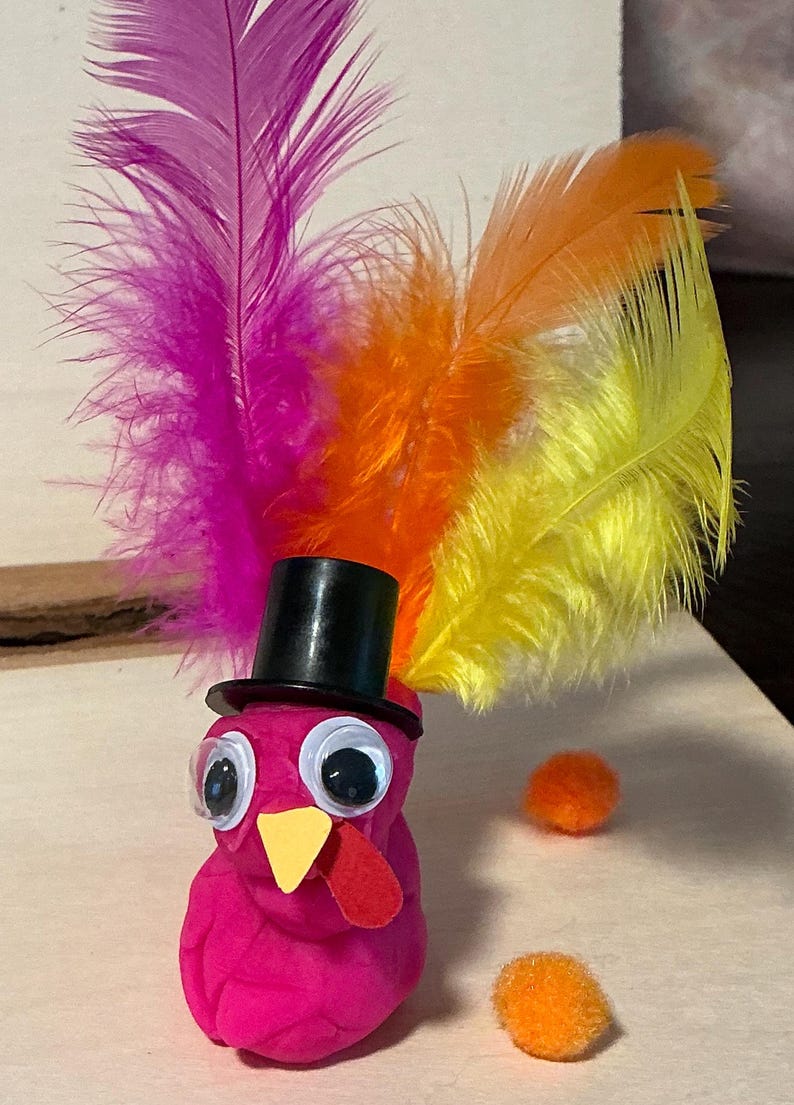 Thanksgiving Build Your Own Turkey Kit: Kids Custom Labels Party Favor ...