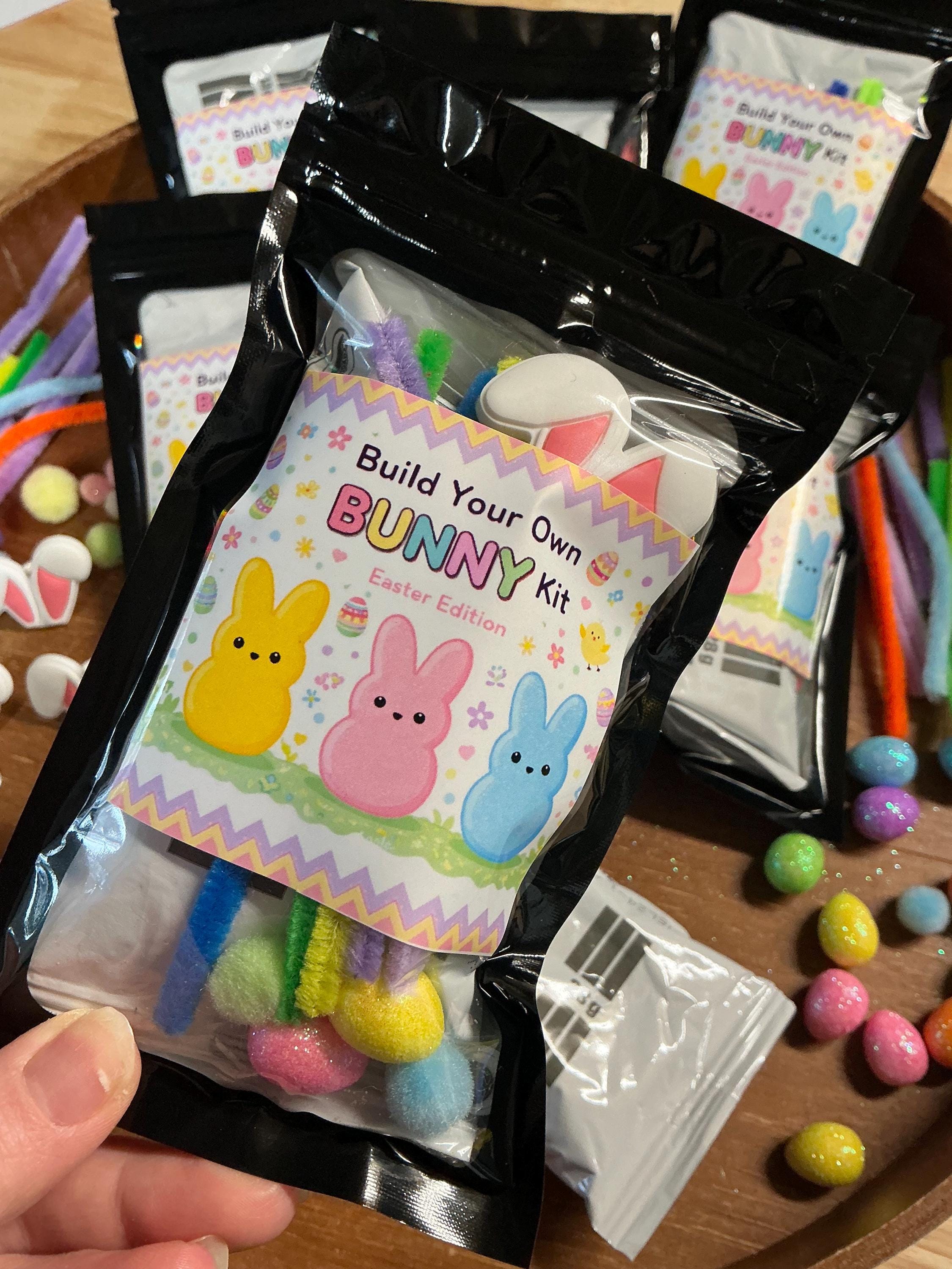 Easter Build Your Own Easter Bunny Kit: Kids Custom Labels Party Favor ...