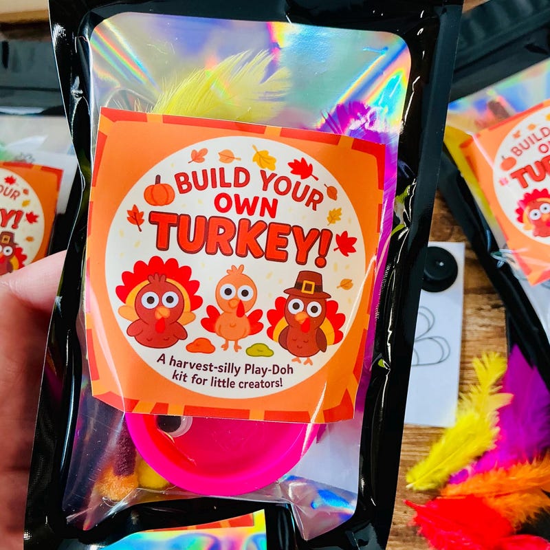Paper Bag Turkey Craft - Etsy