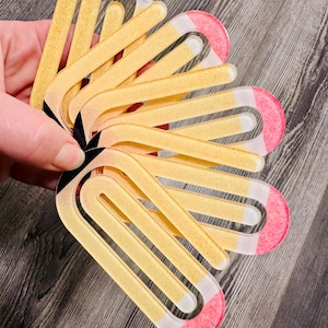 Jumbo Paper Clip Bookmark, 3 Pack Mystery Giant Paper Clip Bookmarks ...