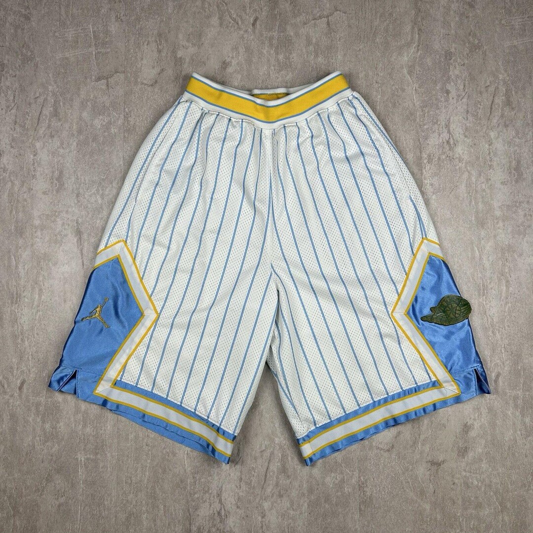 Vintage Air Jordan Basketball Shorts Pinstripe Logo Jumpman Long Men’s ...