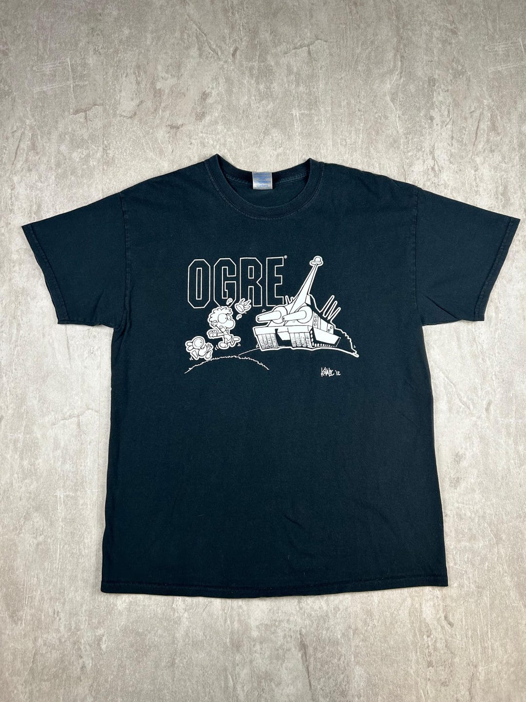 Vtg Steve Jackson Kovalic Ogre T-shirt Size L Gildan 2012 Rare - Etsy