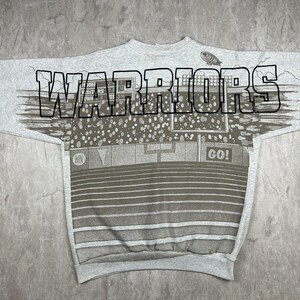 Vtg Webster Warriors High School Football AOP Sweatshirt Crewneck Men’s ...