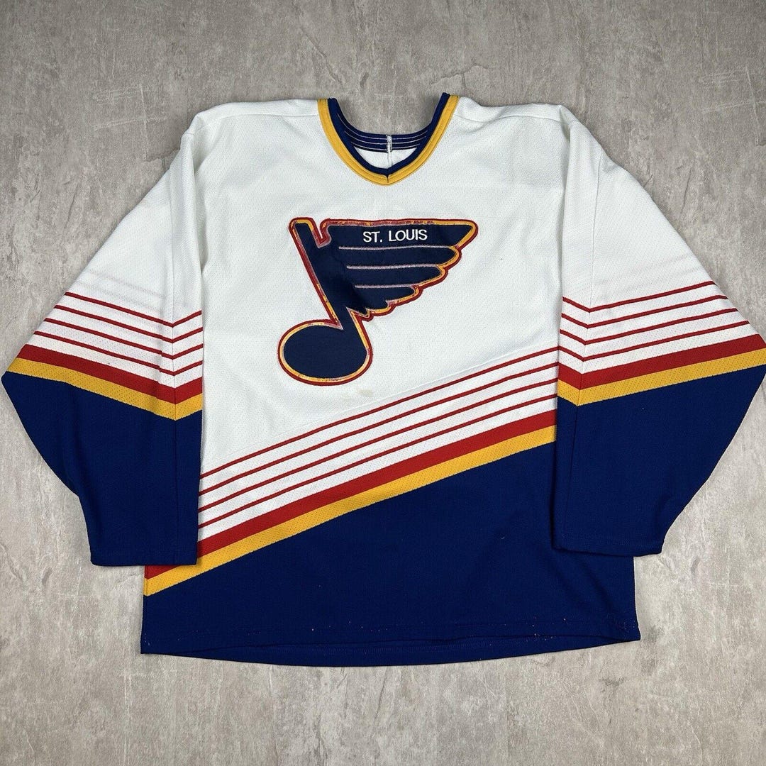Vintage CCM NHL St. Louis Blues Hockey Jersey 80s 90s Blank Men’s Size ...