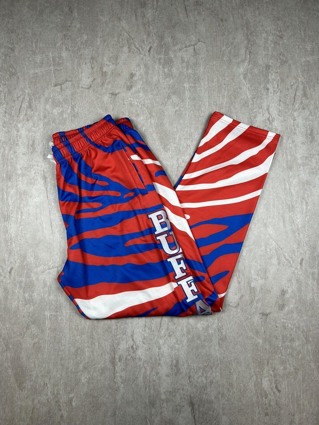 Buffalo Bills True Buffalo Sweatpants Leg Logo Embroidered Mens Size ...