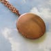 Copper Locket on Copper Chain Vintage Copper Locket - Etsy