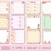 Kawaii Memopad Memo Sheets Digital Sticky Notes Template Diy Weekly ...