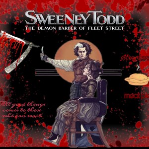Sweeney Todd & Mrs. Lovett PNG Download - Etsy