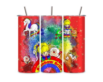 Rainbow Brite Starlite Twink Digital Tumbler Wrap Sublimation Design ...