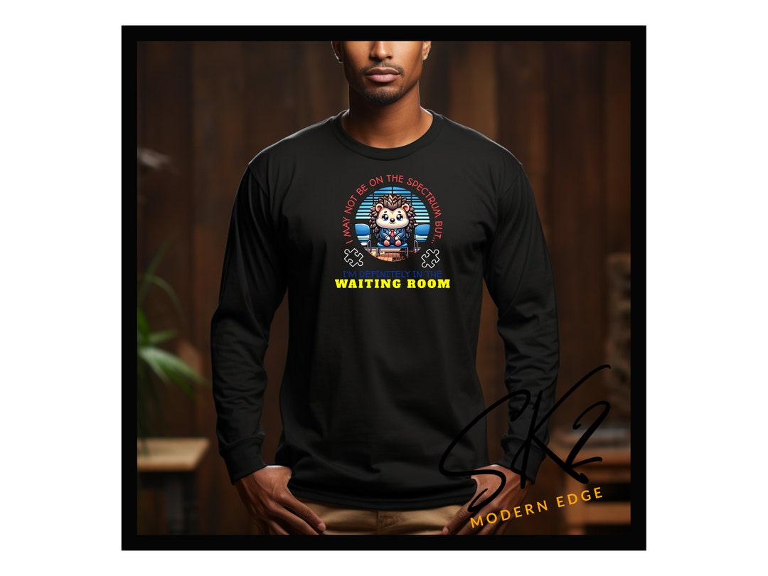 SK2 suit Autism Waiting Room Longsleeve T-shirt - Etsy