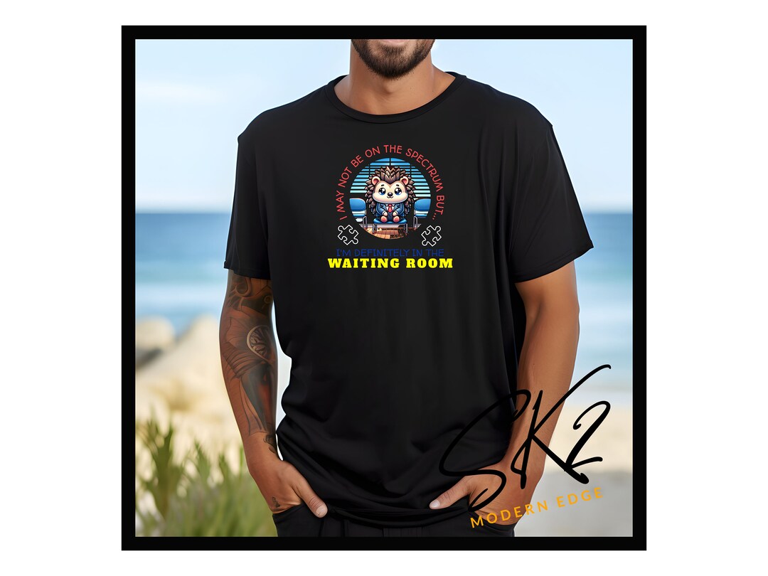 SK2 "suit Autism Waiting Room" T-shirt - Etsy