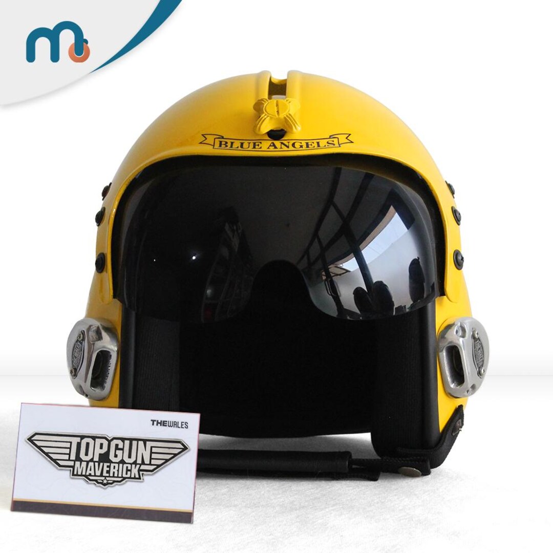 HGU-33 Blue Angels Flight Fighter Jet Helmet Movie Prop + PIN - Etsy