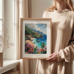 Grenada Watercolor Painting: Caribbean Travel Art Print - Etsy