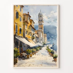 Watercolor Painting - Croatia, Split Wall Art, Dubrovnik Poster, Hvar ...