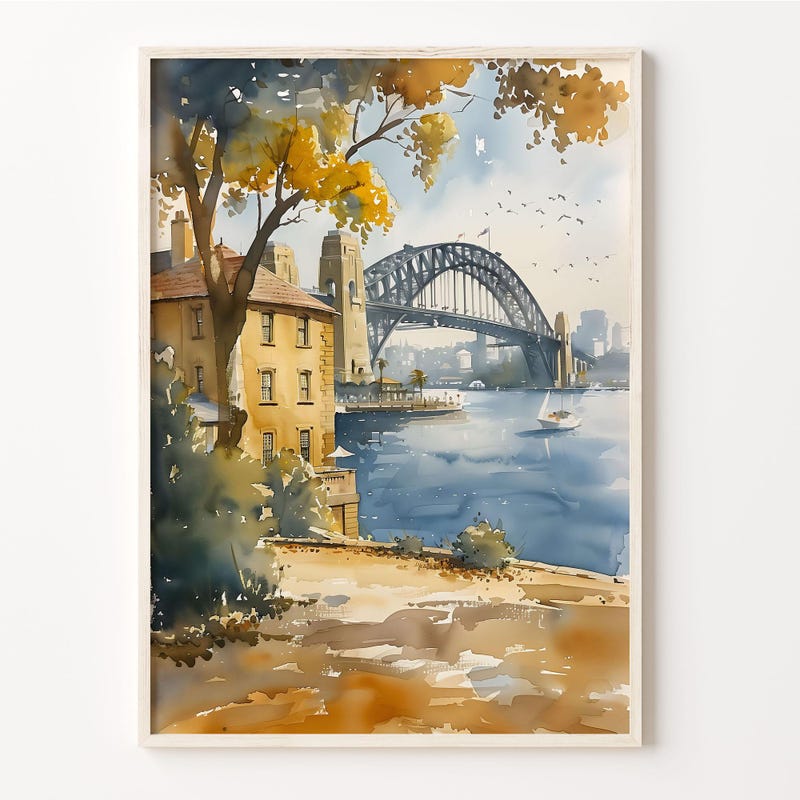Sydney Print - Etsy