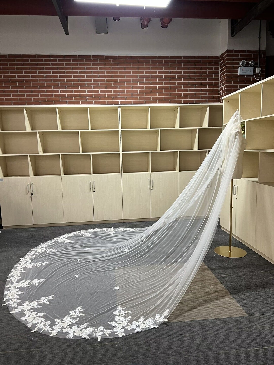 Cathedral Wedding Veil,cathedral Veil,bridal Veil,floral Lace Veil ...