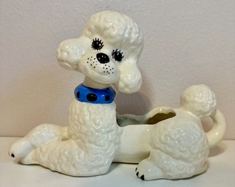 Vintage Poodle Planter - Etsy