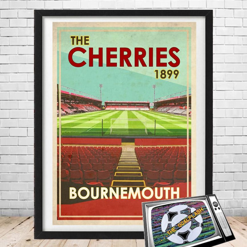 Football Afc Bournemouth - Etsy UK