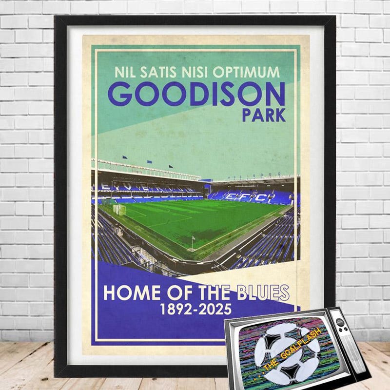 Everton Digital Poster - Etsy