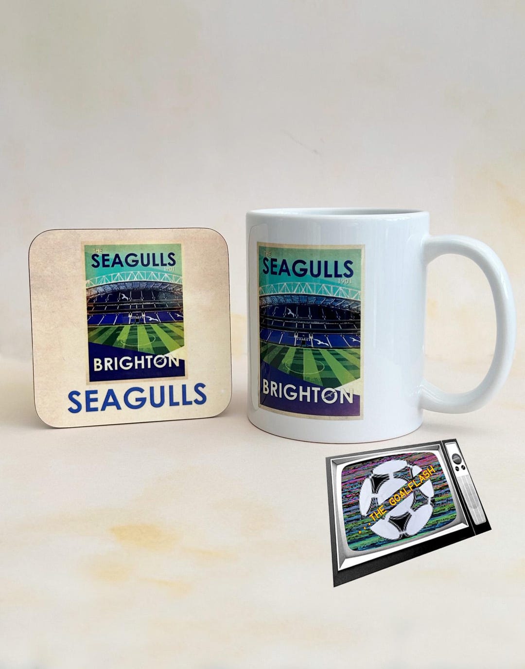 BRIGHTON and Hove Albion Mug and Coaster Set - Etsy UK