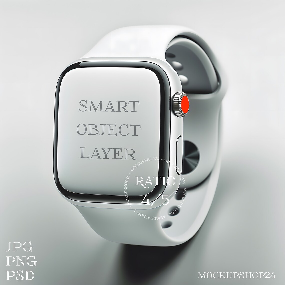 Smartwatch Mockup, 4x5, Watch Mockup, Digital Watch Mockup, Photoshop ...