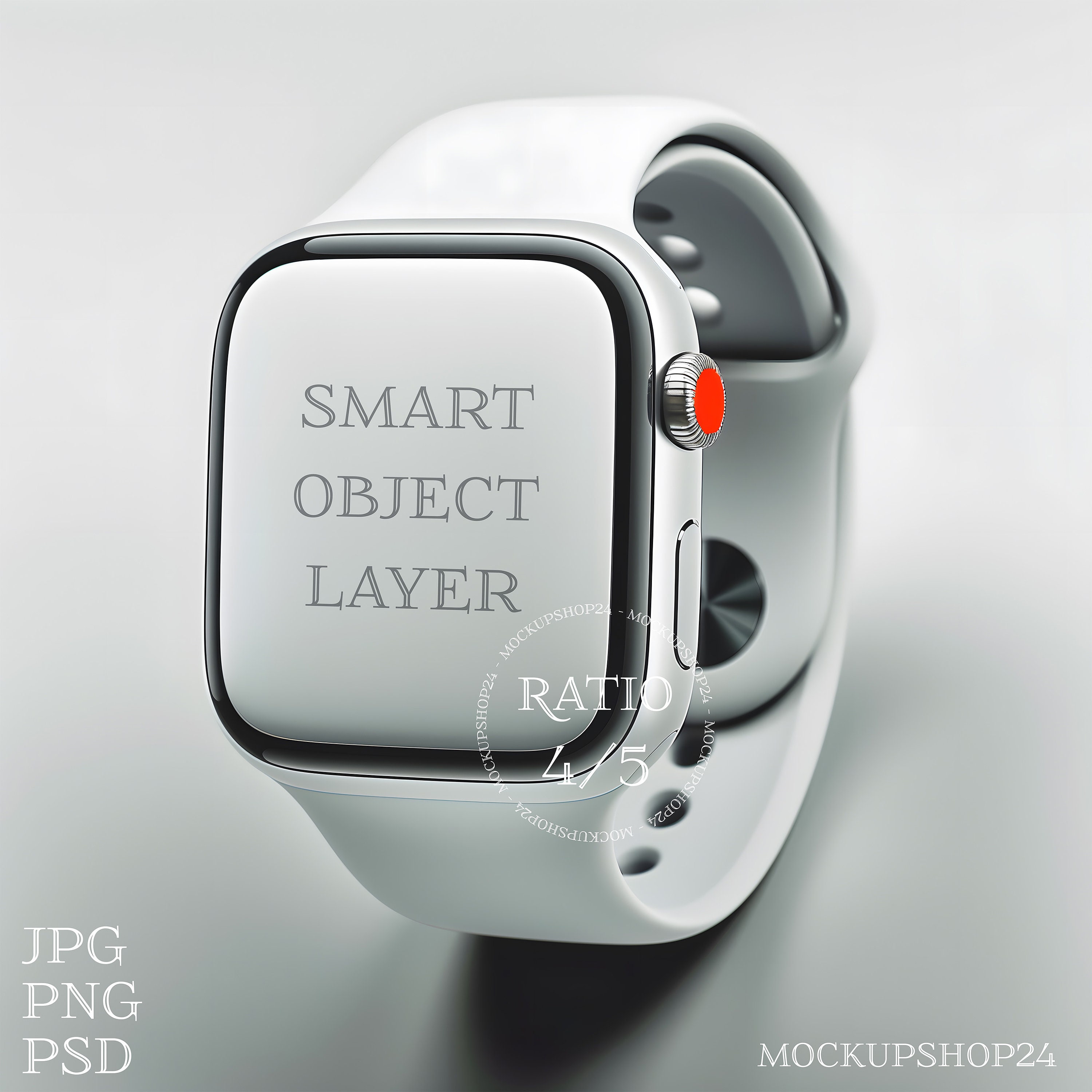 Smartwatch Mockup, 4x5, Watch Mockup, Digital Watch Mockup, Photoshop ...
