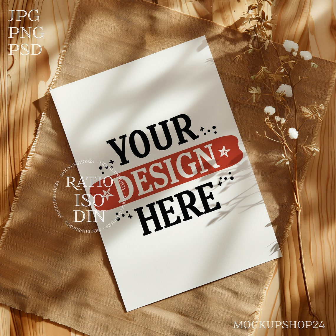 Poster Mockup, DIN A, ISO, Frame Mockup, Digital Paper, Digital Mockup ...