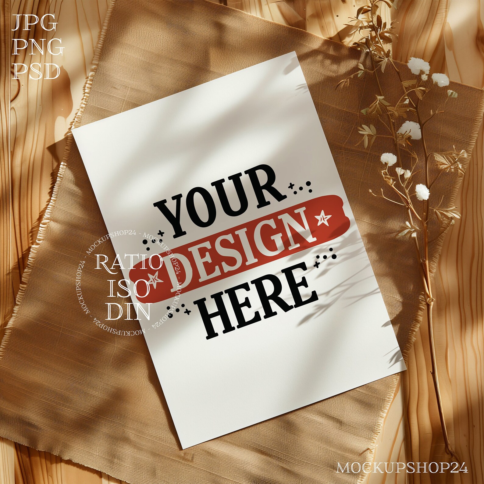Poster Mockup, DIN A, ISO, Frame Mockup, Digital Paper, Digital Mockup ...