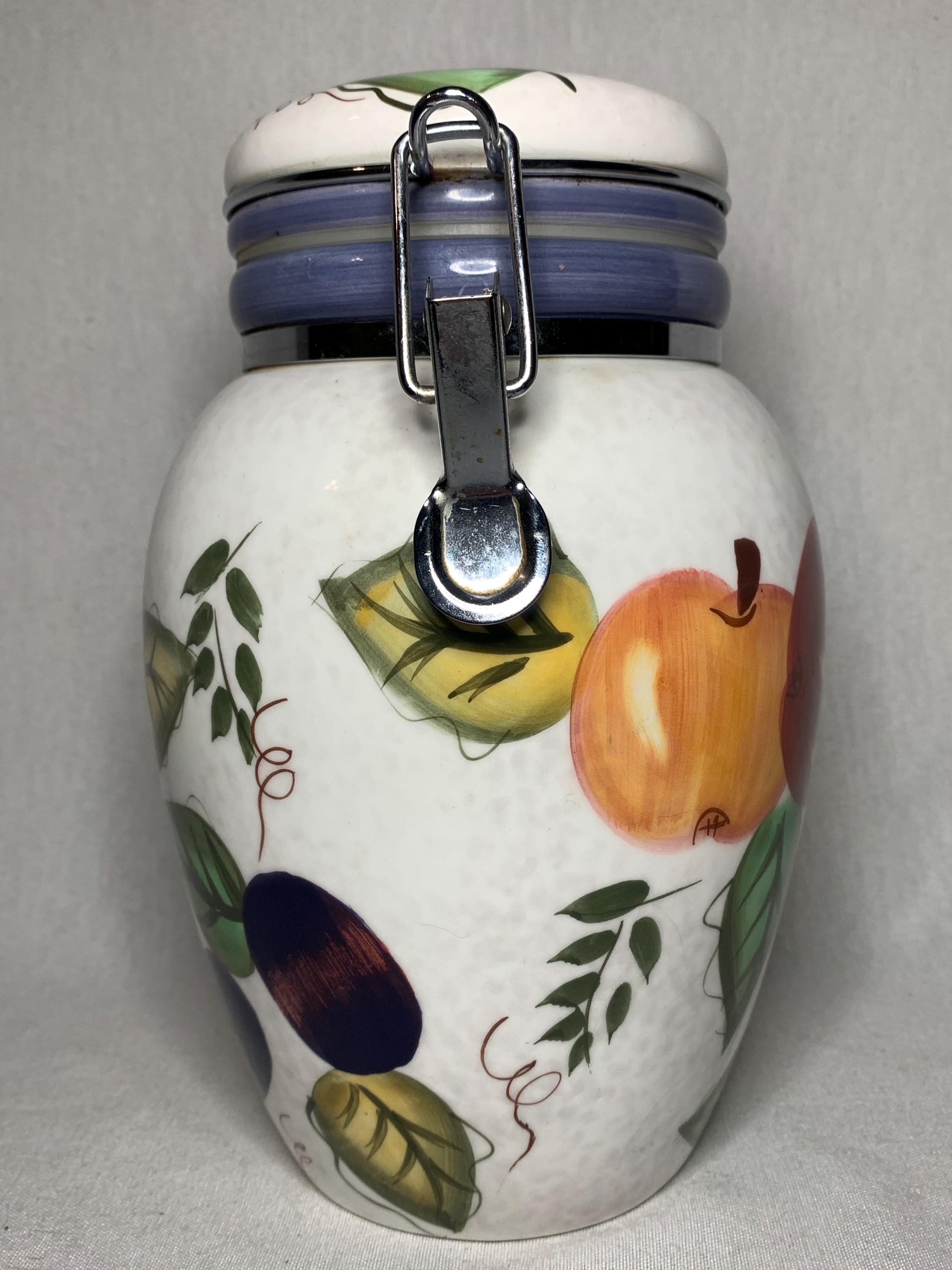 Vintage Oneida Fruit Themed Canister - Etsy