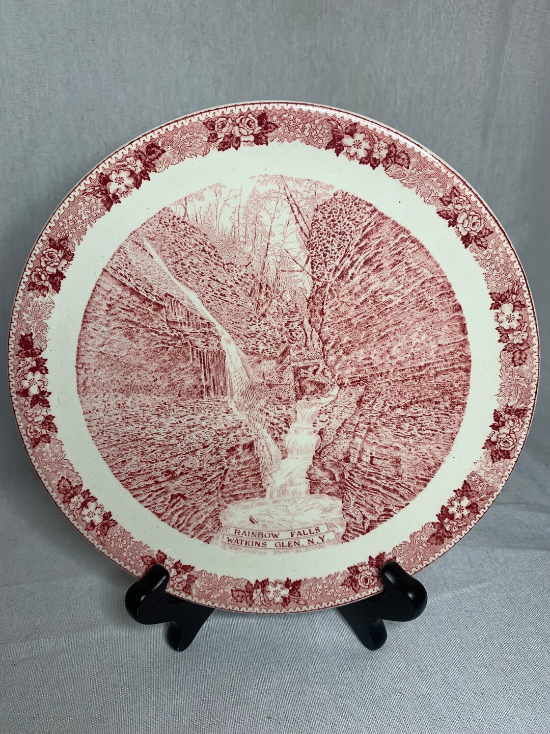 Vintage Old English Staffordshire Ware Collectable Plate by Adam’s ...