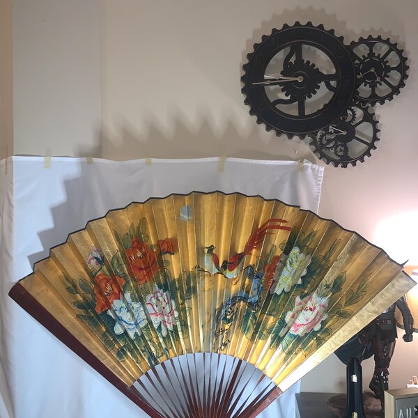 Large Japanese Fan - Etsy