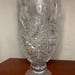 Large Vintage Signed Yasemin Clear Cut Crystal Vase - Etsy