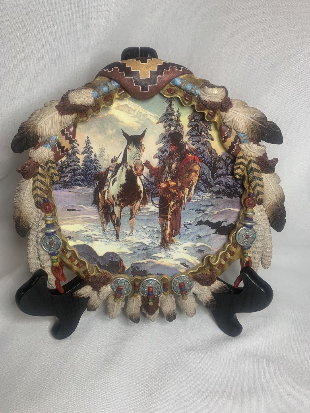 Vintage 1999 Mystic Warriors Morning of Reckoning Plate. - Etsy