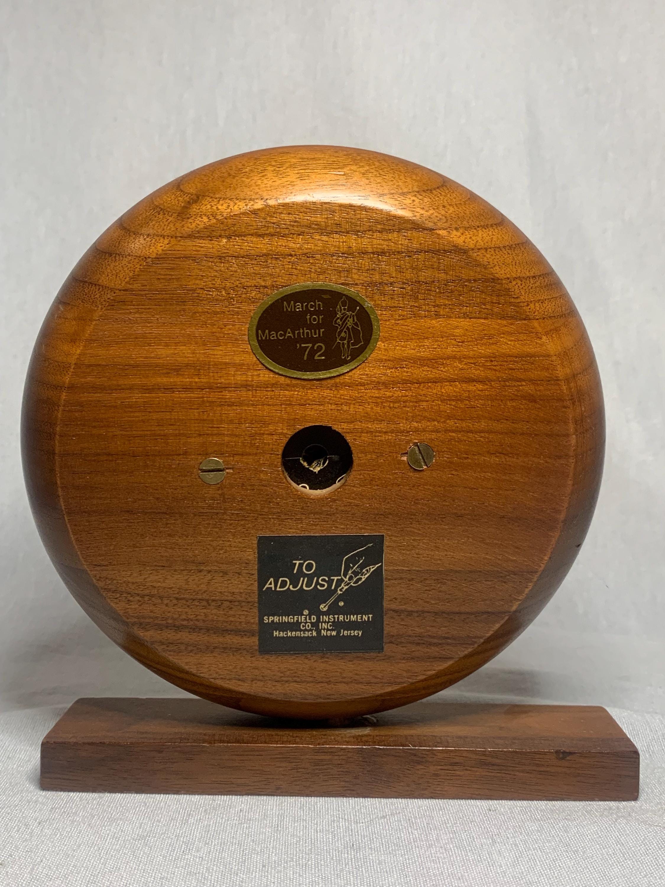 Vintage Wooden Springfield Thermometer Stand - Etsy