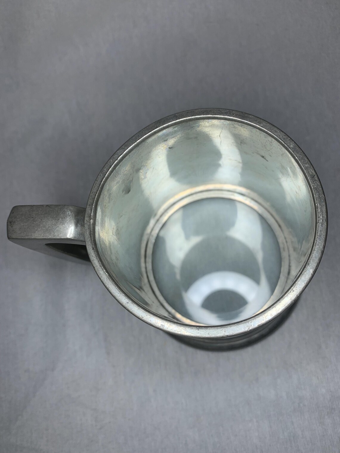Vintage Viners Sheffield England Pewter Glass Bottom Tankard - Etsy