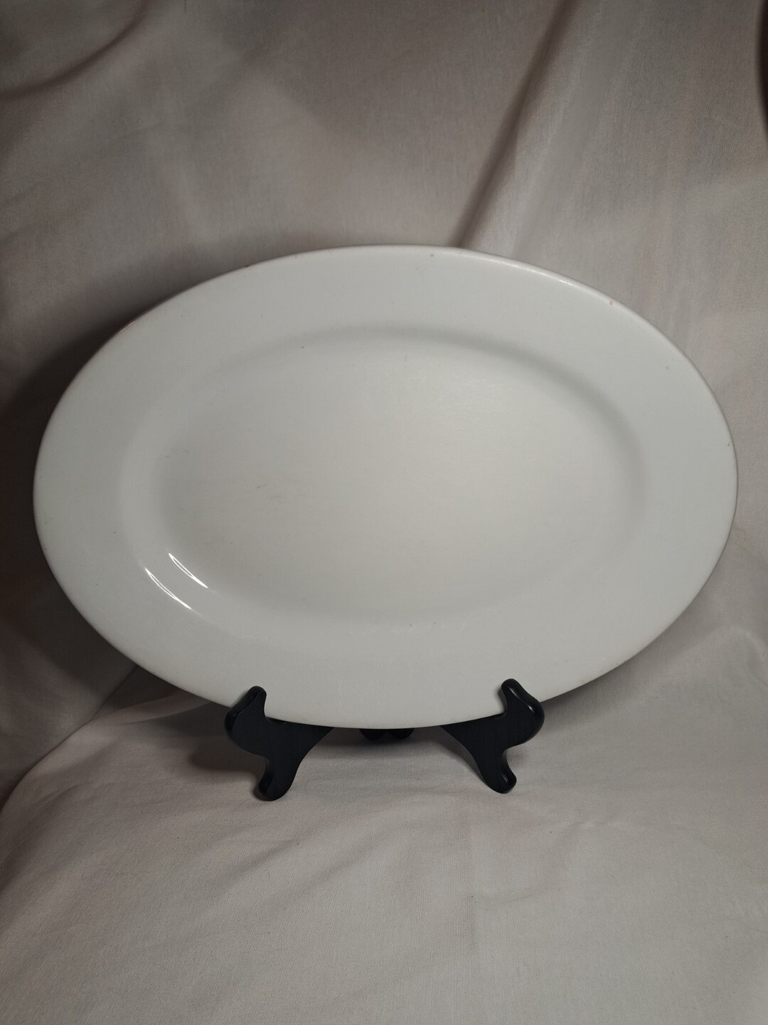 Vintage Large White Platter. - Etsy