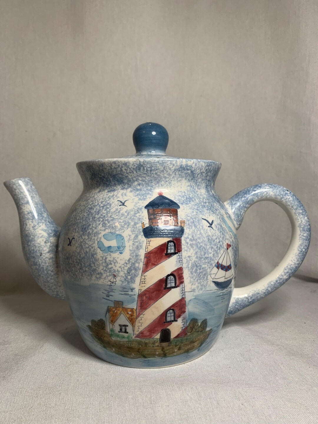 Vintage Handpainted Pacific Rim Teapot - Etsy