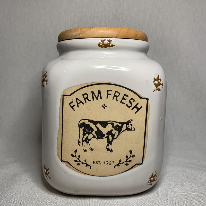 Cow Canisters - Etsy