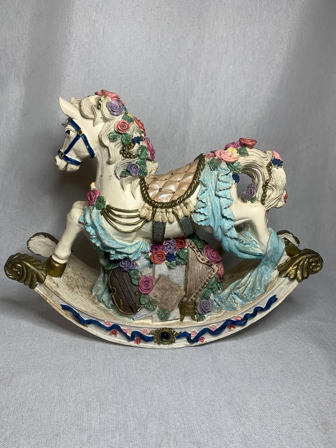 Vintage 1960’s Musical Rocking Horse - Etsy