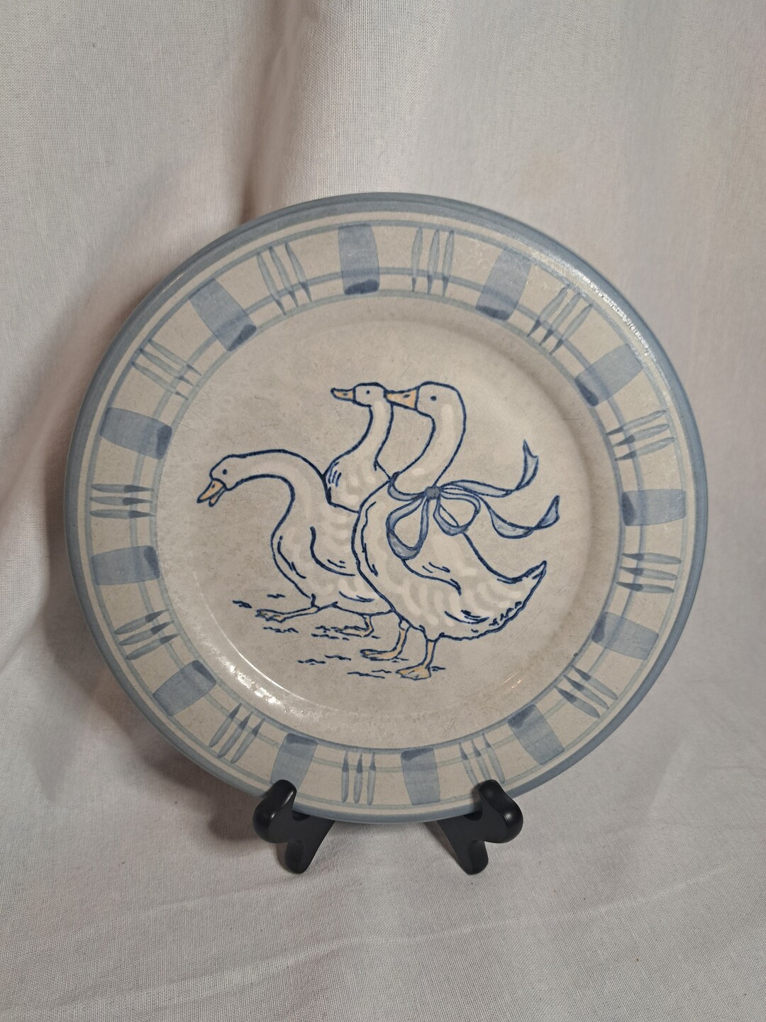 Vintage Gaggle of Silly Geese Plates - Etsy