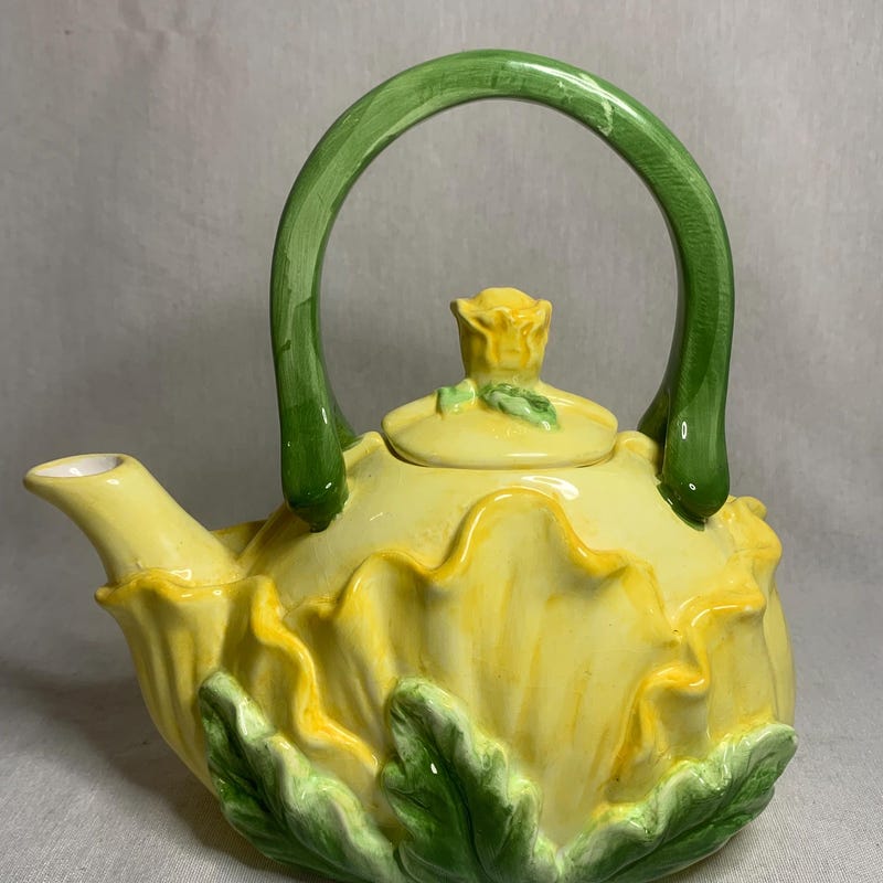 Yellow Teapot - Etsy