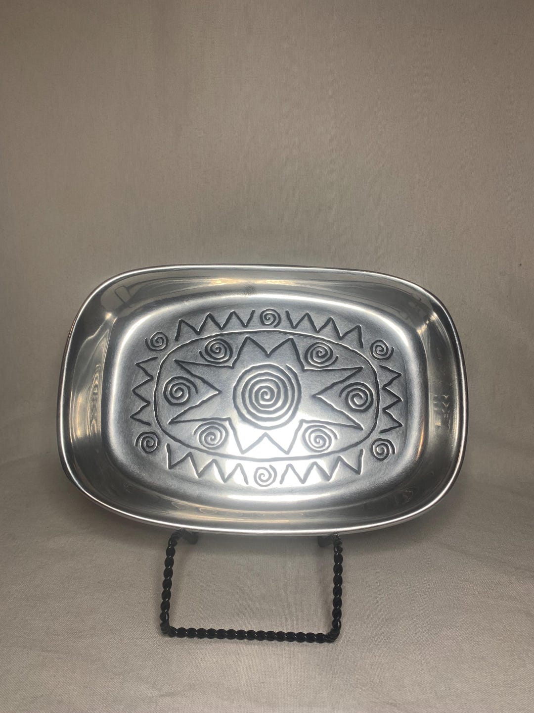 Vintage Wilton Armetale Reggae Bread Tray - Etsy
