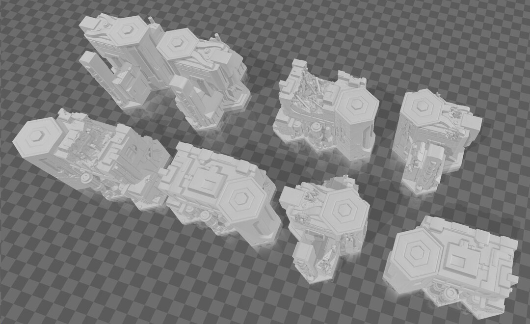 Stackable Buildings I for Battletech - Etsy